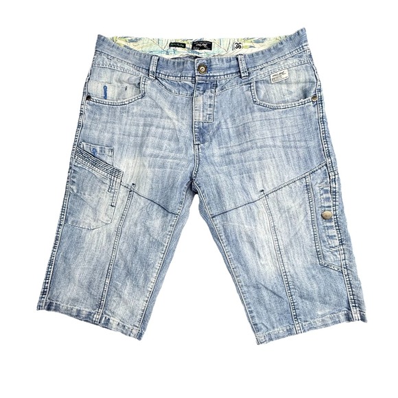 Projek Raw | Shorts | Vintage Projek Raw Jeans Shorts Blue Cargo Y2k ...